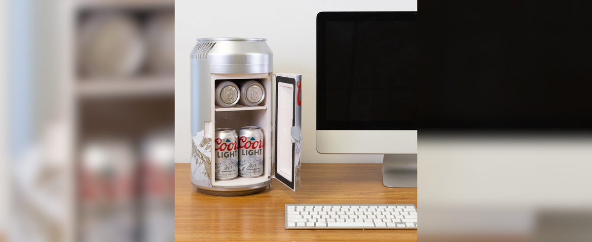 Coors Light Portable Mini Fridge| 8 Can | Beer Can Shaped