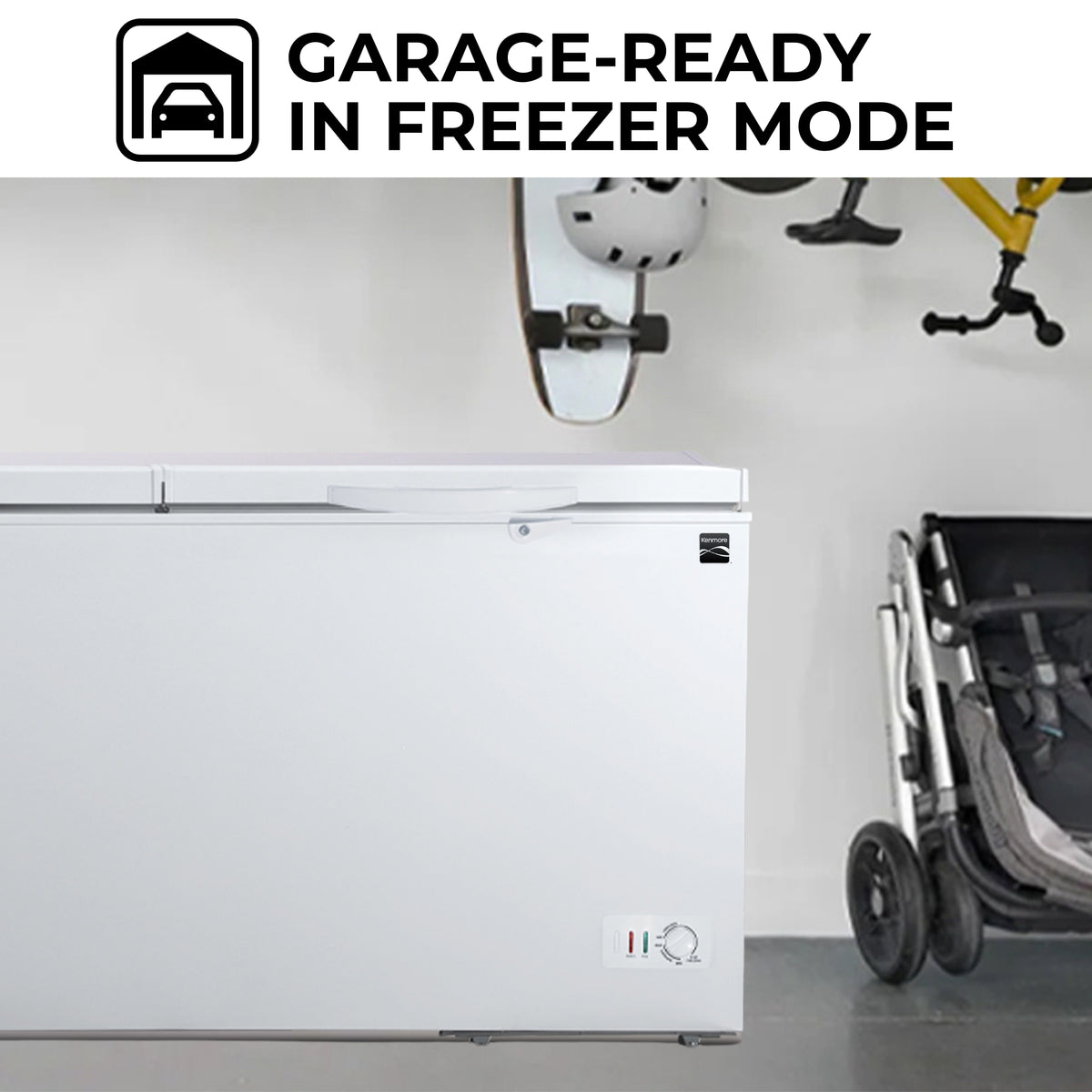 Kenmore Convertible Chest Freezer/Refrigerator | 21 Cu. Ft. | White