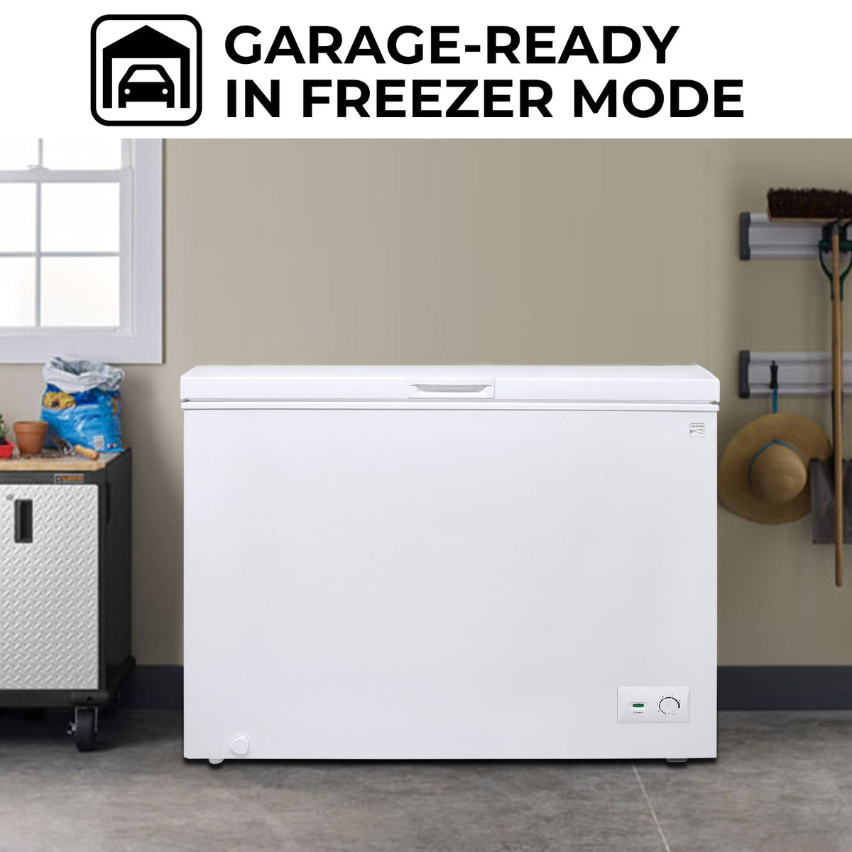 Kenmore Garage-Ready Chest Freezer | 8.7 Cu. Ft. (246L) | White