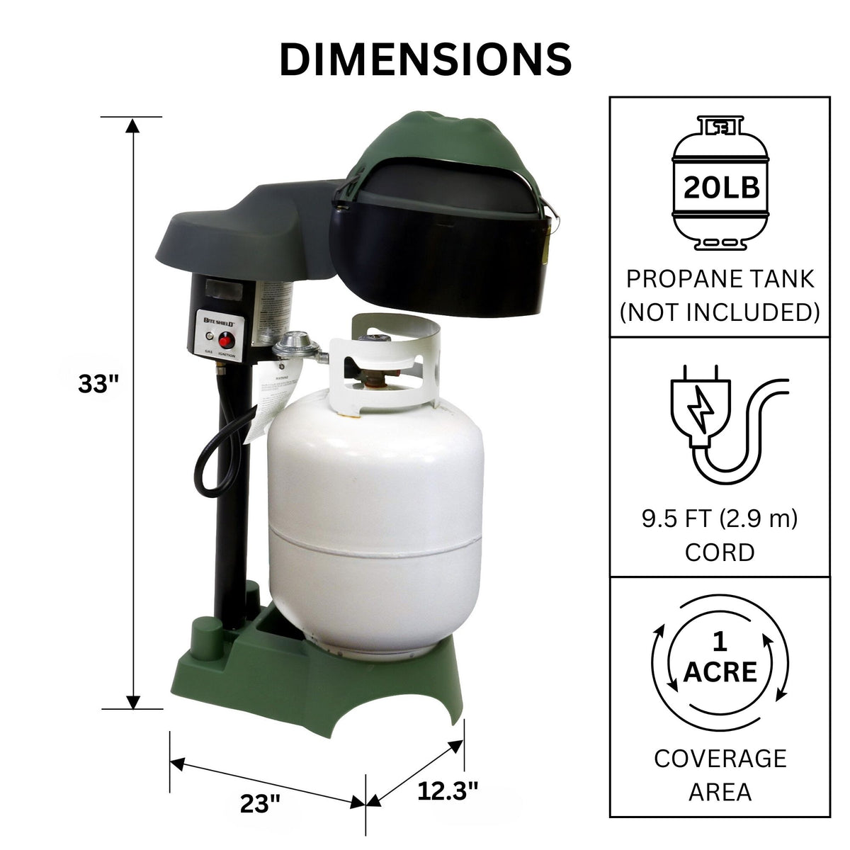 Bite Shield Guardian 1-Acre Propane Mosquito Trap