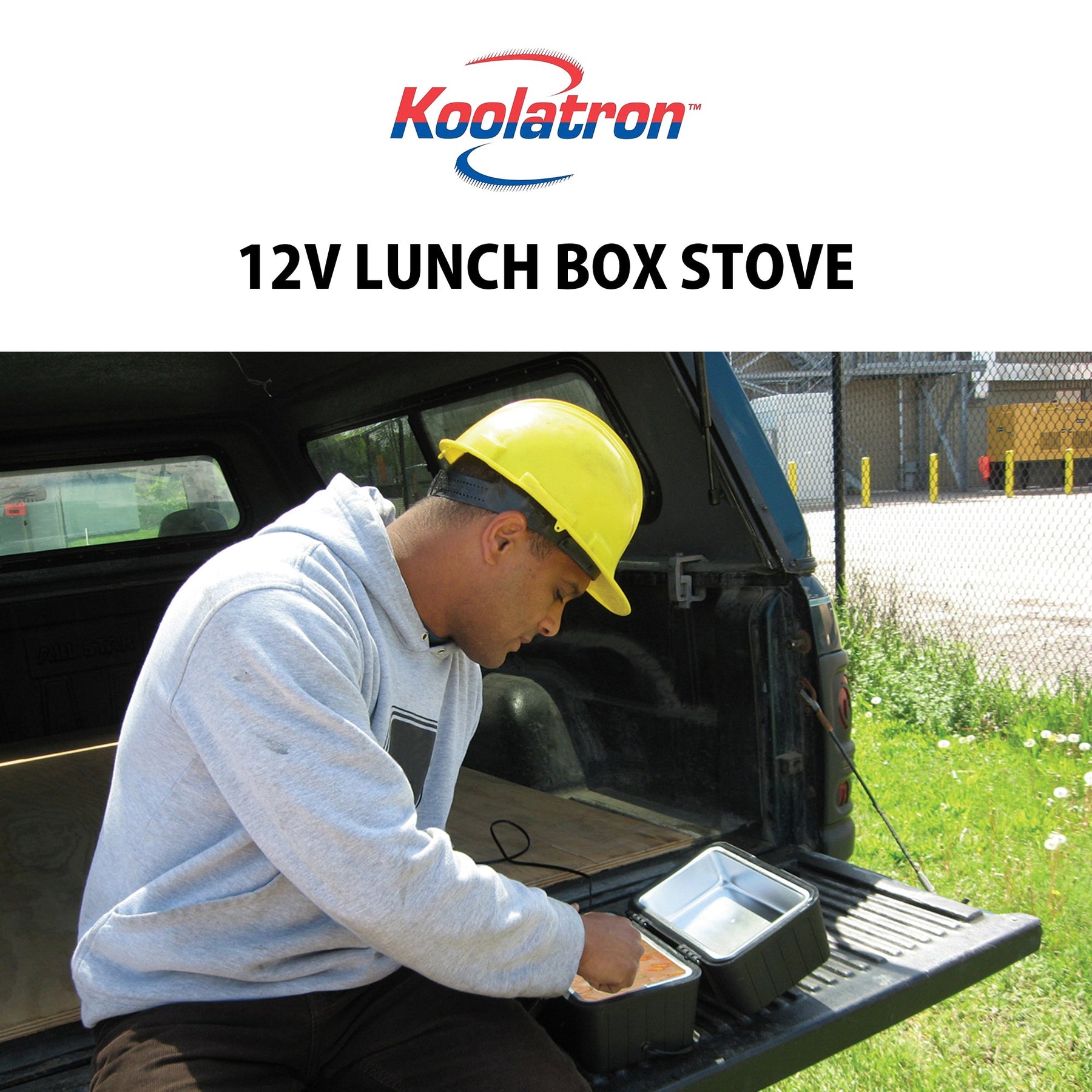 Koolatron Heating Lunch Box Stove | 12V | 1.6 Qt | Black