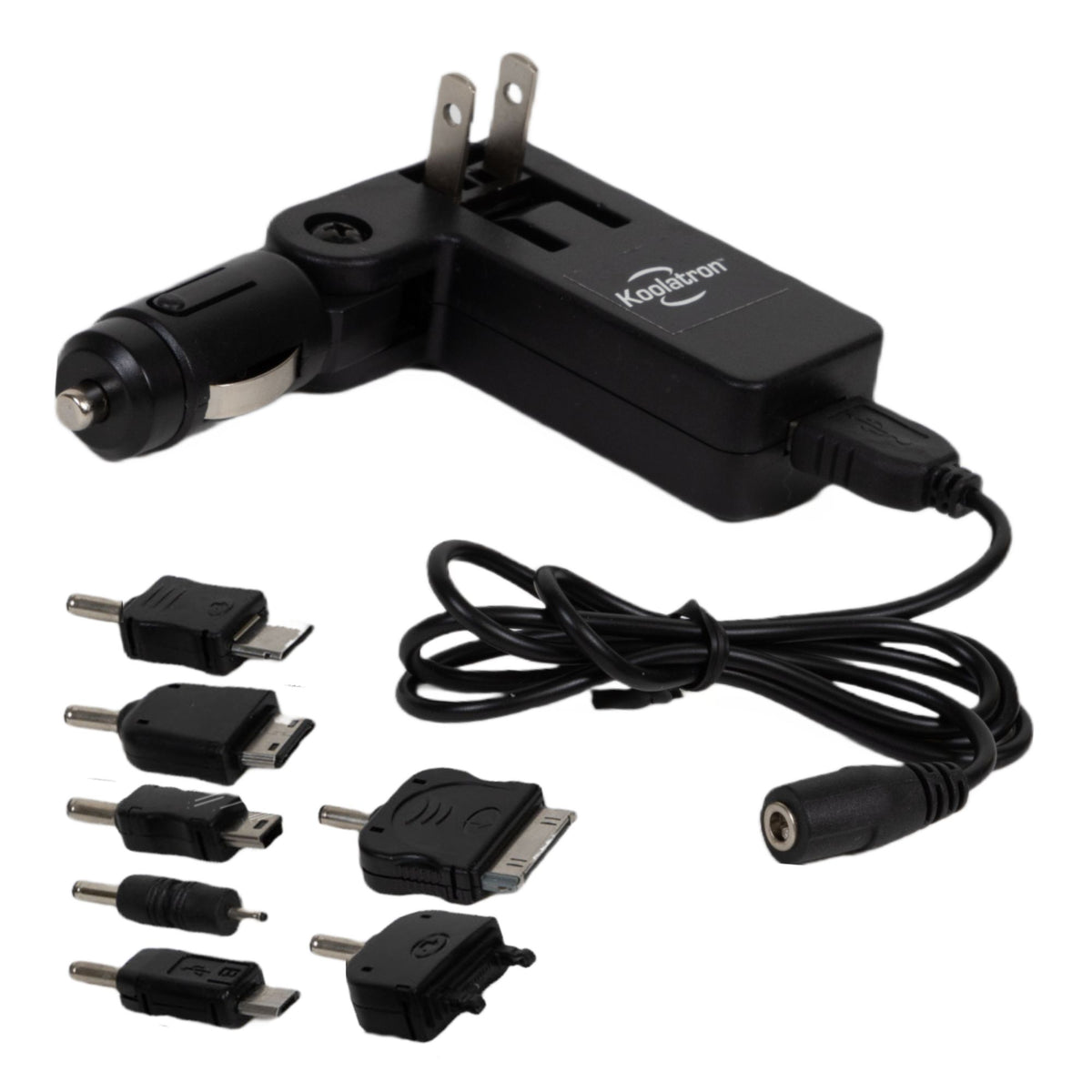 Koolatron Cell Phone Charger w/ USB Adapter Set | 12V AC/DC