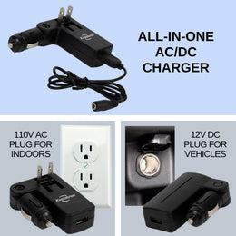 Koolatron Cell Phone Charger w/ USB Adapter Set | 12V AC/DC