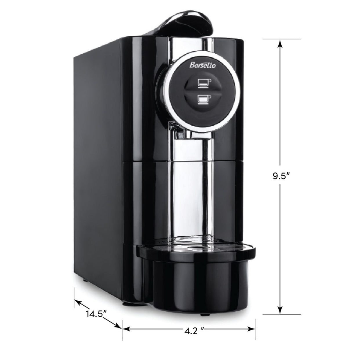 Barsetto One Touch Espresso Maker | Automatic Coffee Machine | Fast ...