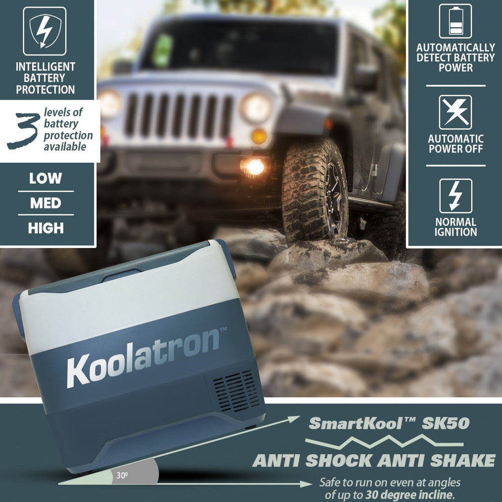 Koolatron Portable Fridge Freezer | Bluetooth Enabled | 50L