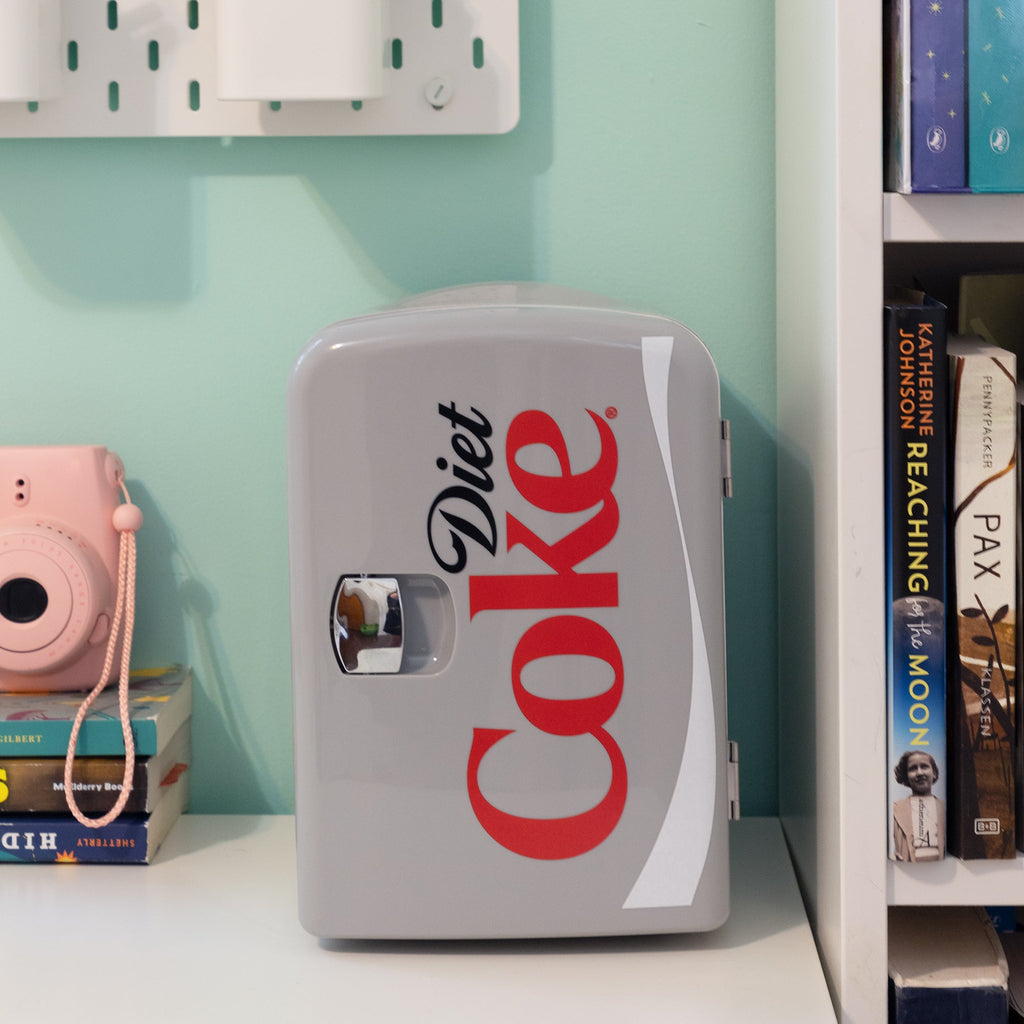 Coca Cola Diet Coke Mini Fridge | 6 Can | Cooler and Warmer