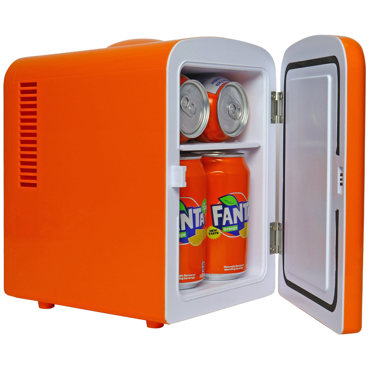 Coca Cola Fanta Mini Fridge | 6 Can | Cooler and Warmer