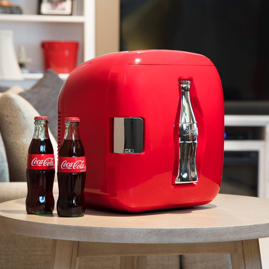 Coca Cola Heritage Mini Fridge | Cooler Warmer | Red | 7.9L