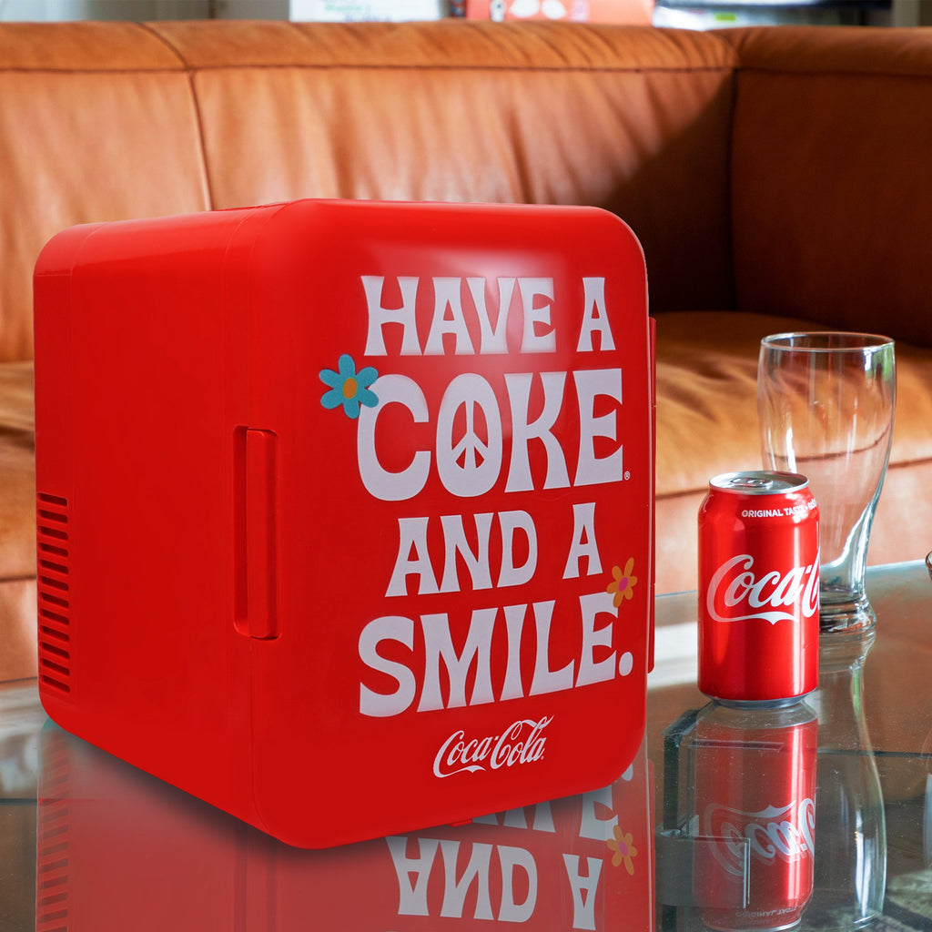 Coca Cola Mini Fridge | Cooler and Warmer | Smile 1971 Series