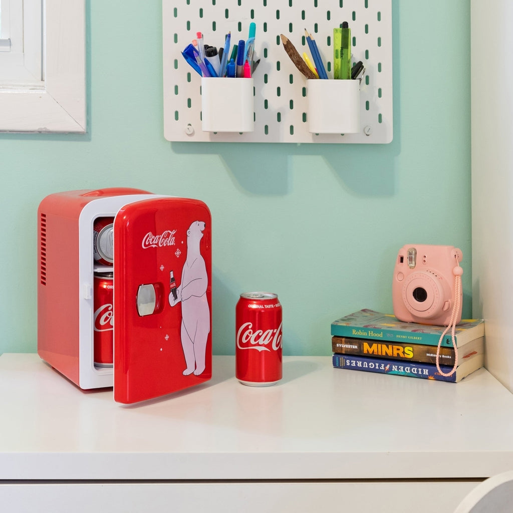 Coca Cola Polar Bear Mini Fridge | Cooler and Warmer