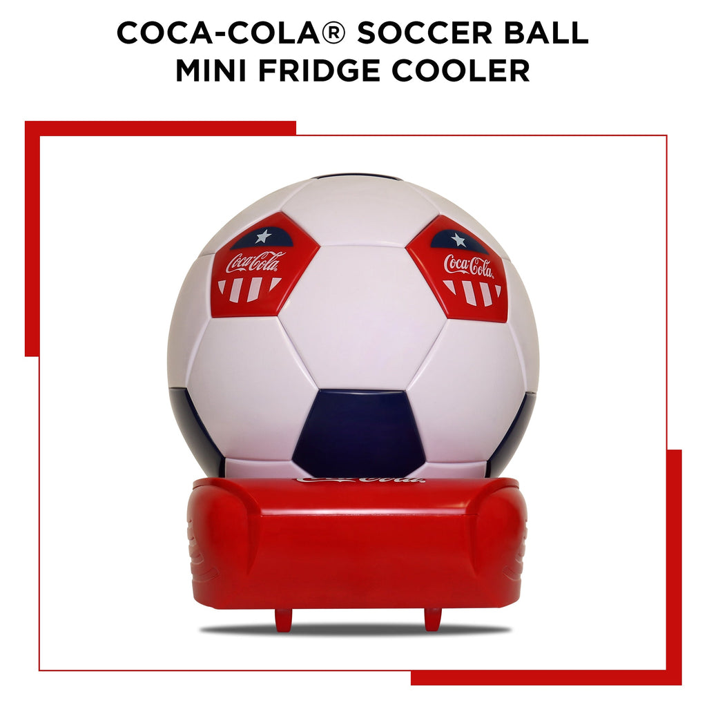 Coca Cola Soccer Ball Mini Fridge | Ball shaped cooler