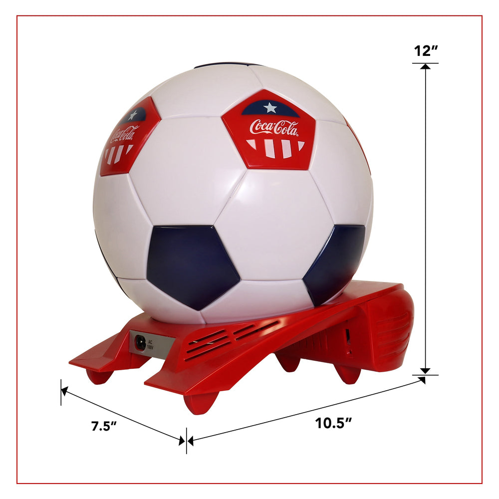 Coca Cola Soccer Ball Mini Fridge | Ball shaped cooler