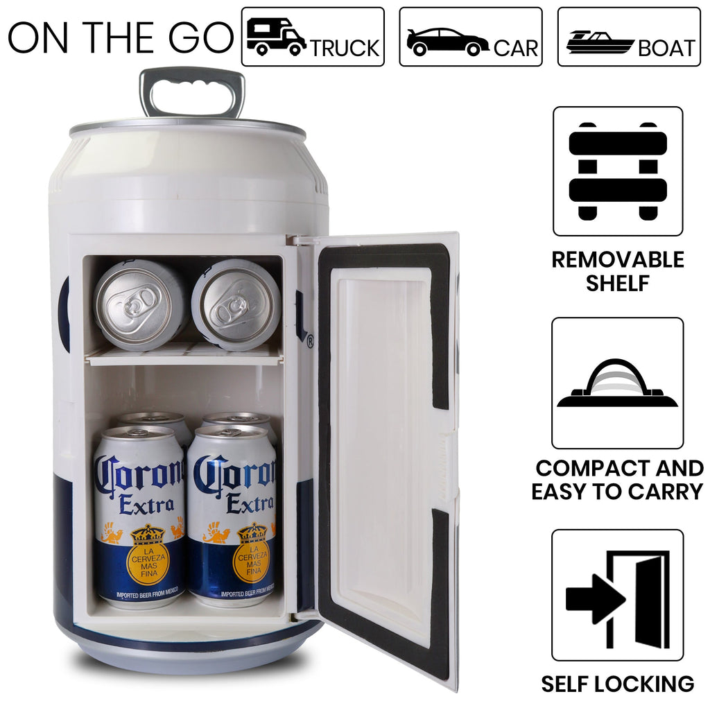 Corona Portable Mini Fridge | 8 Can | 5.4L