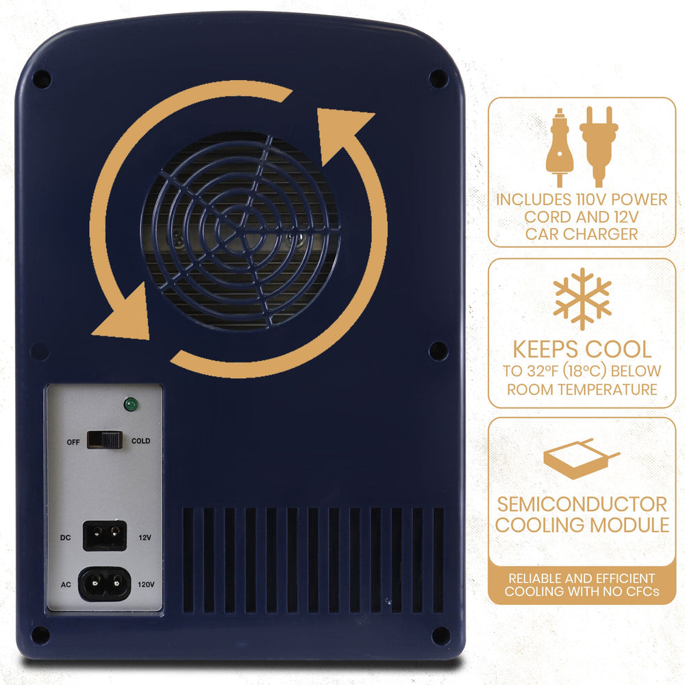 Modelo Portable Mini Fridge | 6 Can | 4L